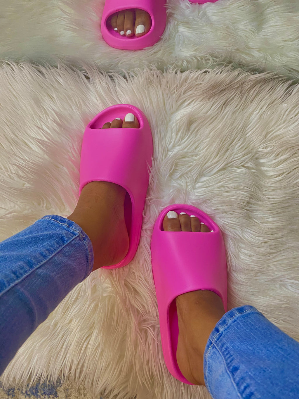 Uni Slides Barbie Pink – Cashmereliving758
